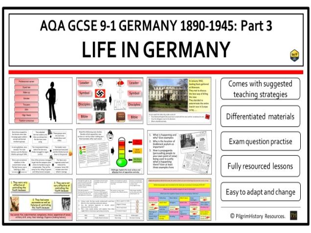 Germany 1890-1945 Democracy and Dictatorship Bundle Part 3 | Teaching ...