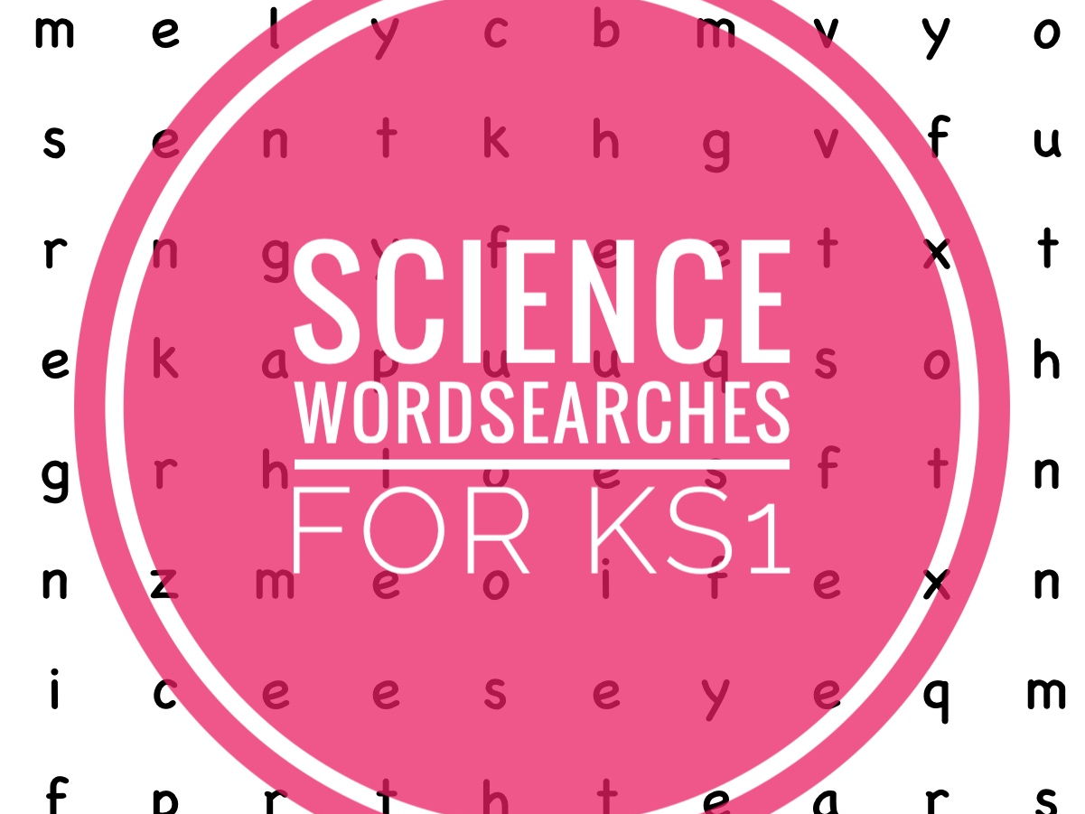 Science Wordsearches 5 Teaching Resources