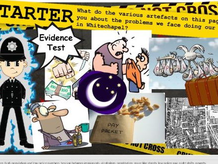 Edexcel GCSE History 1-9 Whitechapel Jack the Ripper full lesson pack ...
