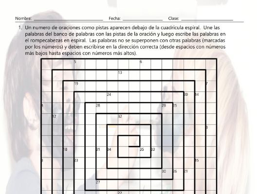 Regret Modals Word Spiral Spanish Worksheet | Teaching Resources