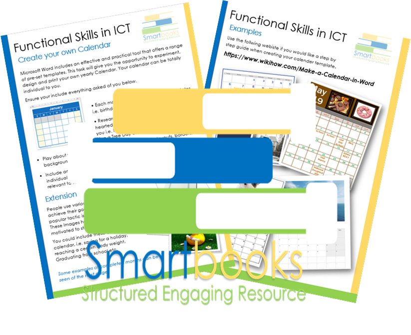 Functional Skills ICT - Create your own Calendar | Teaching Resources