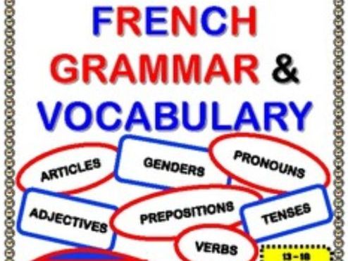 French Grammar and Vocabulary | Teaching Resources
