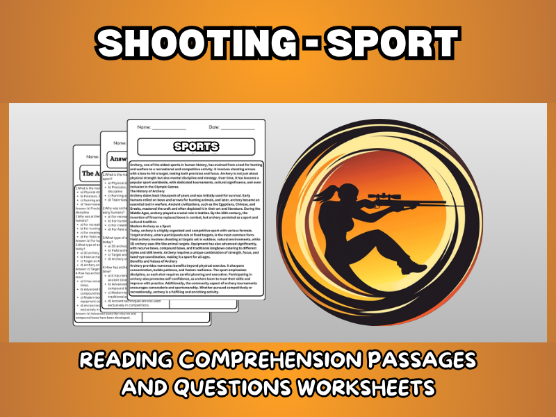 Shooting - Sport Reading Comprehension Passages and Questions ...
