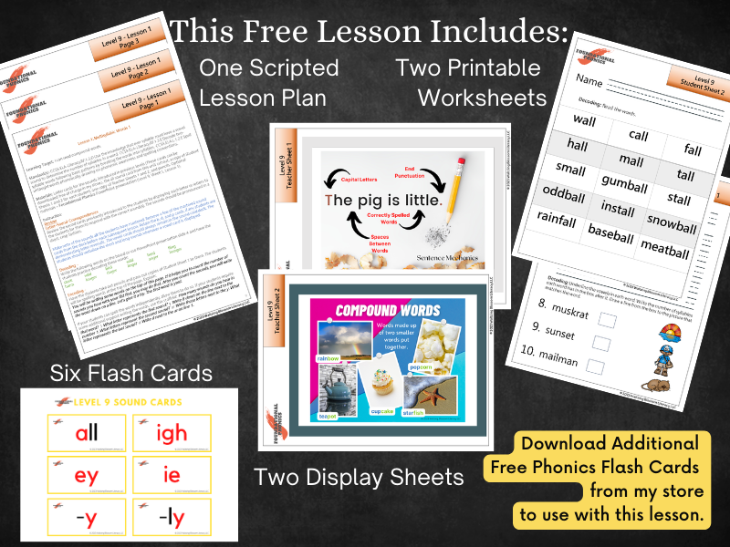 Free Phonics Lesson | Compound Words | Teaching Resources
