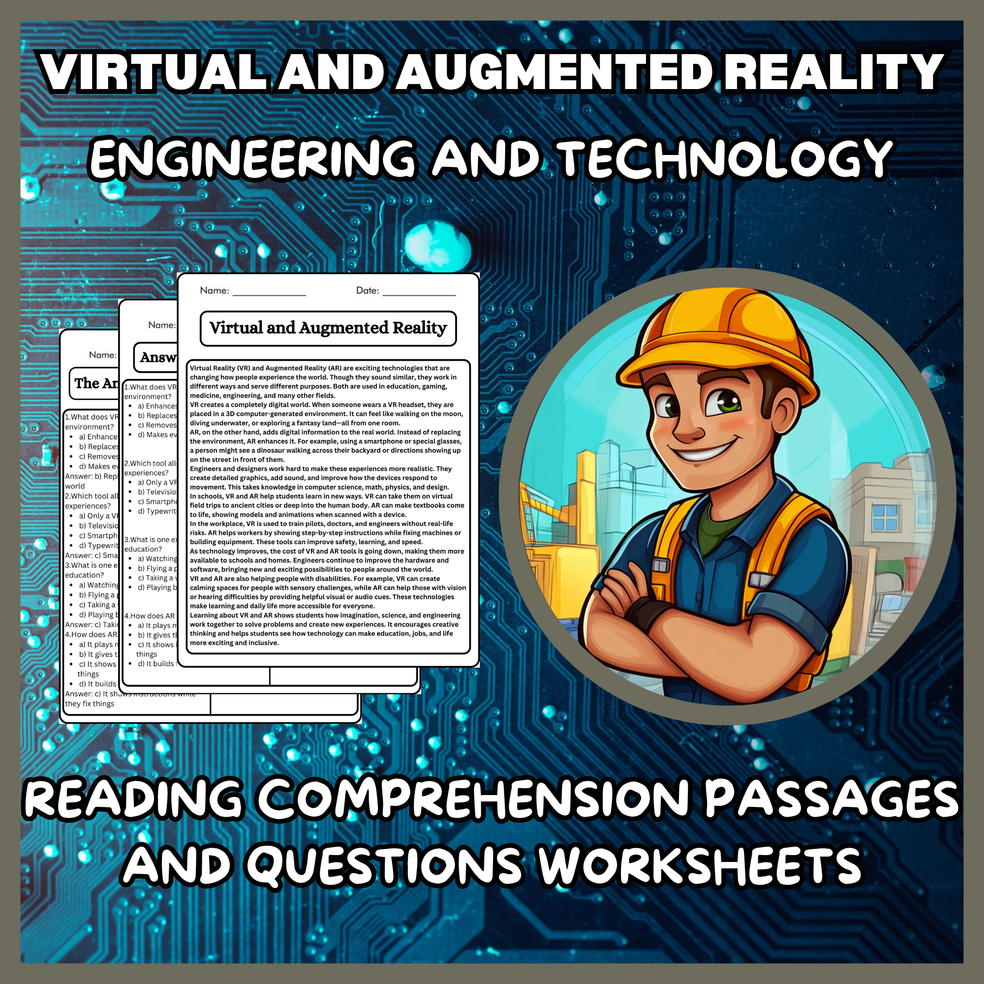 Virtual and Augmented Reality Reading Comprehension Passages ...
