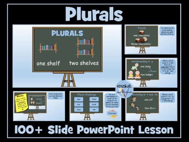 Plurals | Teaching Resources