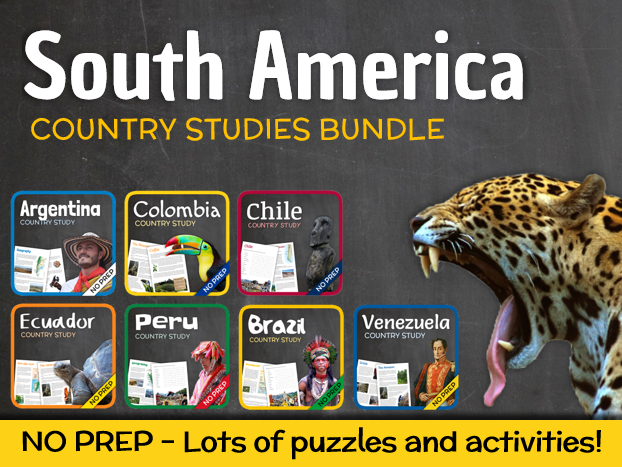 Country Studies Bundle (South America) | Teaching Resources Country Studies Bundle (South America) | Teaching Resources