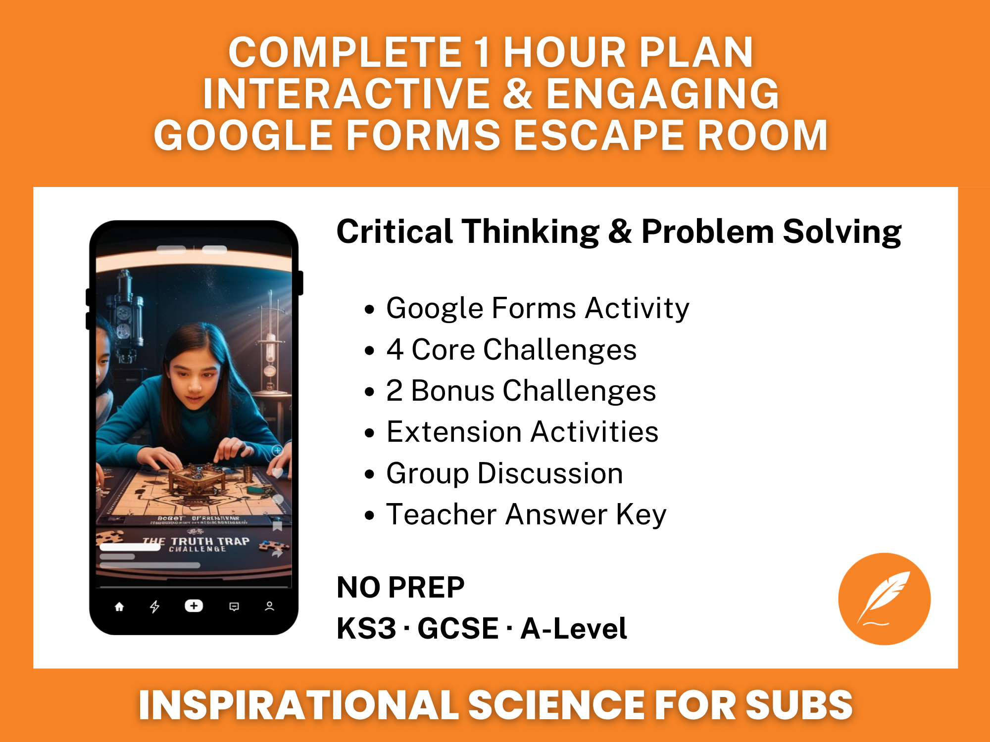 PREMIUM Elements, Compounds & Mixtures Escape Room - KS3, GCSE ...