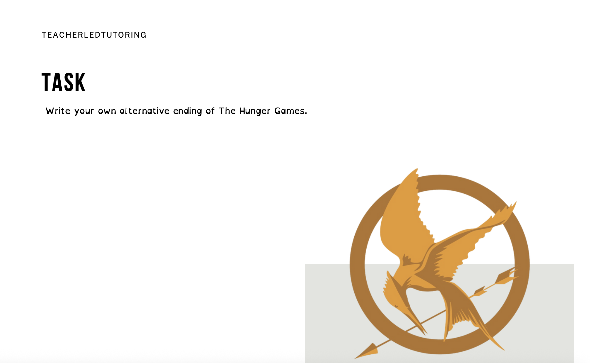 The Hunger Games Unit of Work | Teaching Resources
