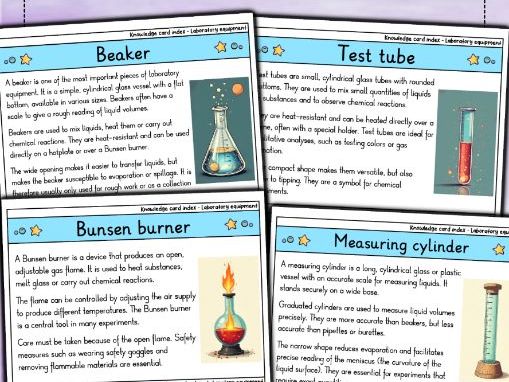 Laboratory Equipment - Flashcards | Chemistry & Biology | Tools, Uses ...