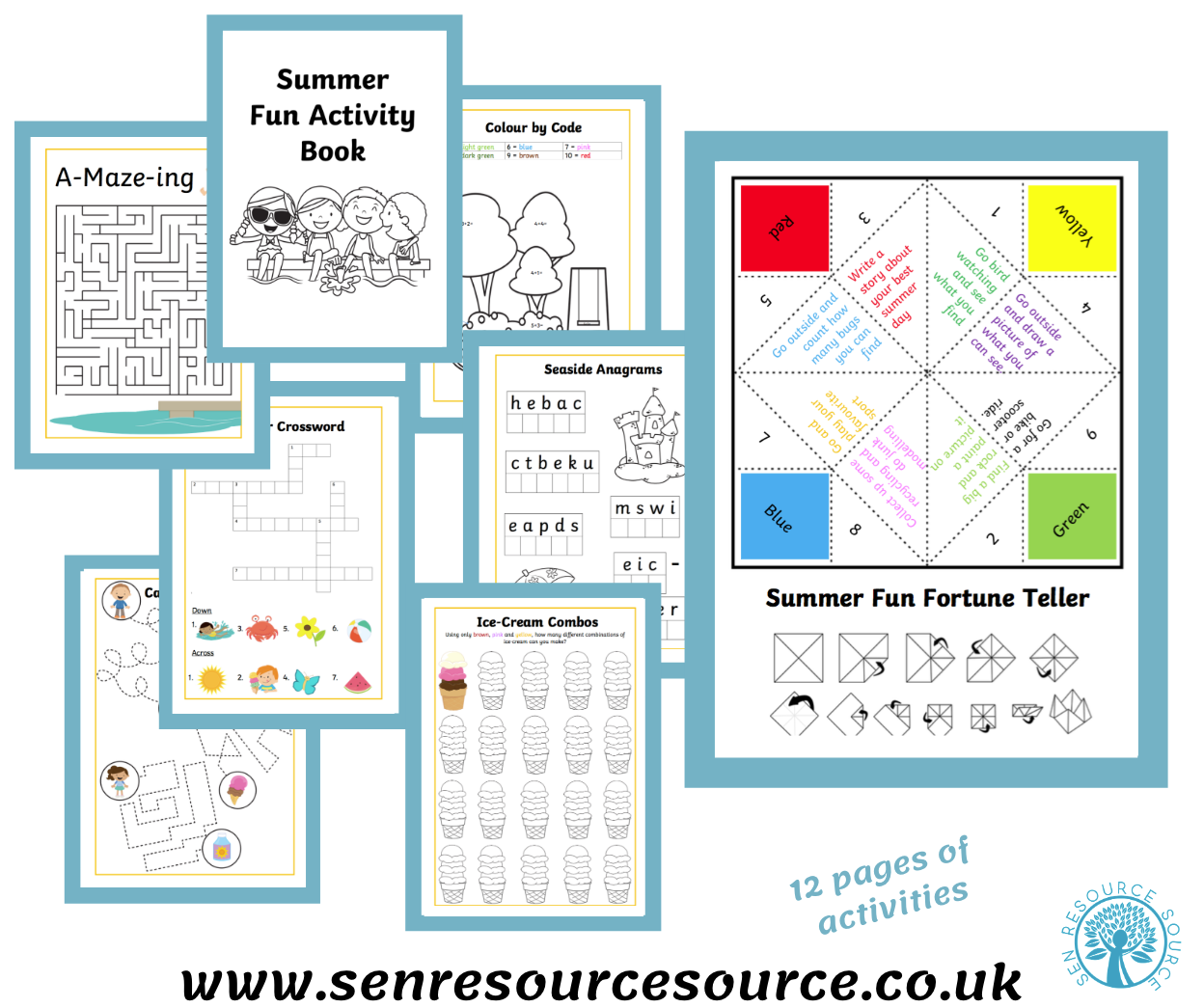 End of Year Summer Fun Activity Book | Teaching Resources