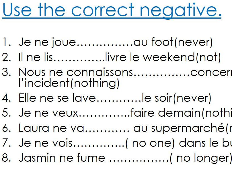 Primary French resources: prepositions and conjunctions