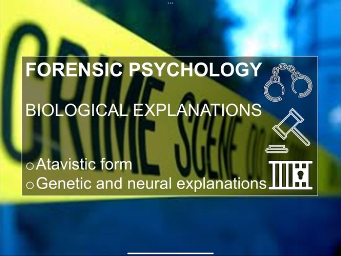 AQA A Level Psych - Forensic (Biological explanations of offending ...