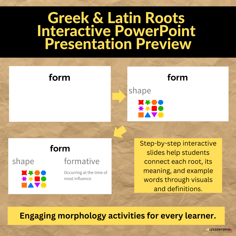 Greek and Latin Roots Vocabulary Activities | List #13 | Prefixes ...