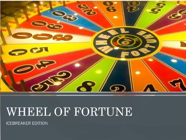 Wheel of Fortune Icebreaker | Teaching Resources