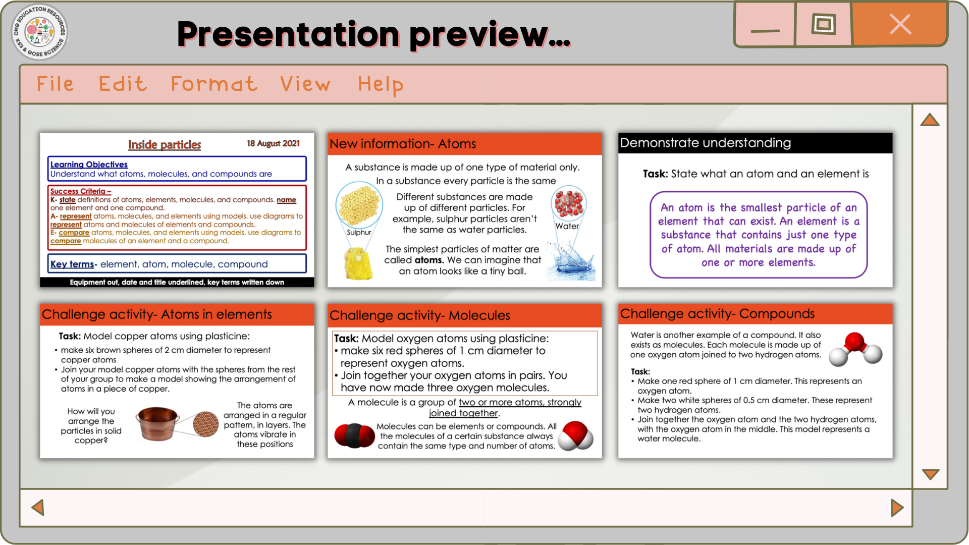 Inside particles | Teaching Resources