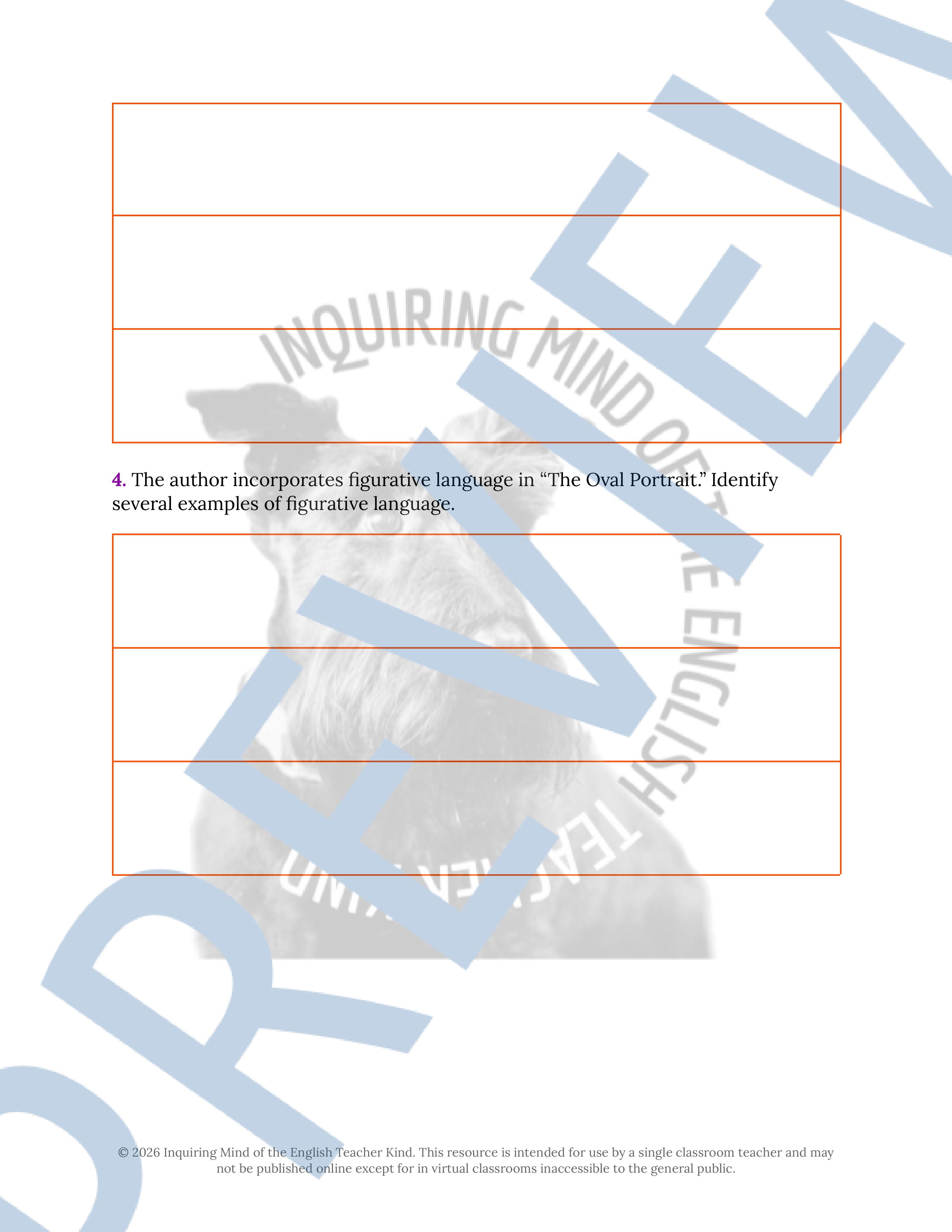 "The Oval Portrait" by Edgar Allan Poe | Elements of Gothic Fiction ...