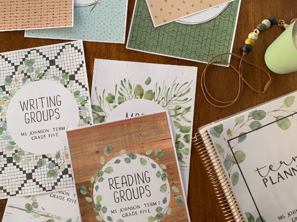 MODERN FARMHOUSE Binder + Book Covers Pack | Teaching Resources