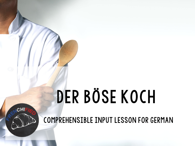 Der böse Koch - Comprehensible Input Video Lesson for German learners ...