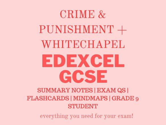Summary notes | exam style answers | flashcards | Edexcel | Crime ...