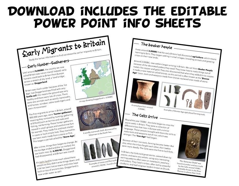 KS3 Migration L2 - How Did Early Settlers Reach Britain? | Teaching ...