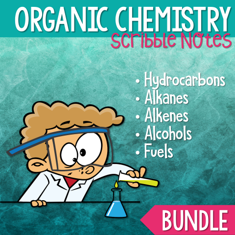 Introduction to Organic Chemistry Scribble Notes BUNDLE | Teaching ...