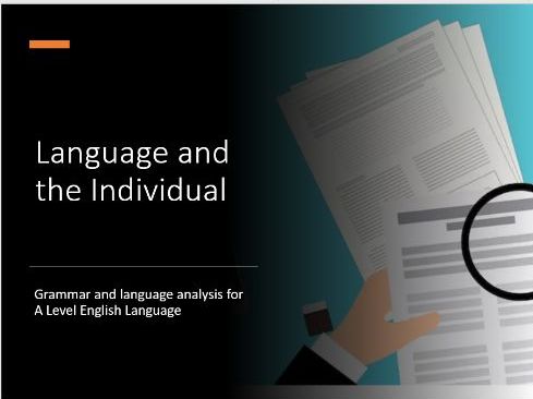 AQA A Level English Language- Methods of language analysis | Teaching ...