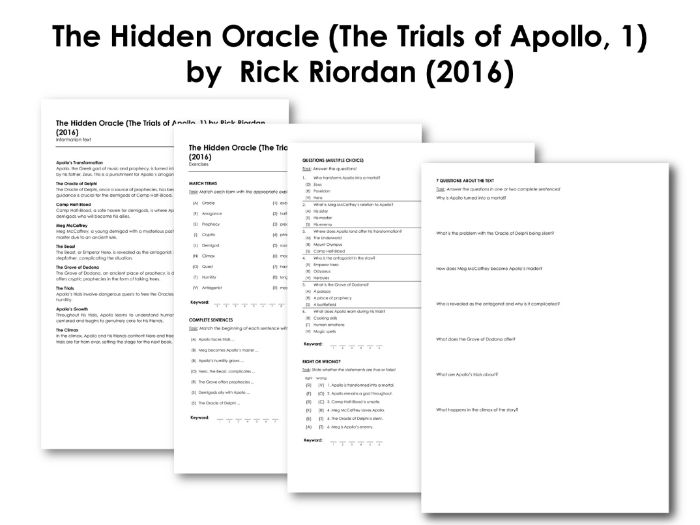 The Hidden Oracle (The Trials of Apollo, 1) by Rick Riordan (2016 ...