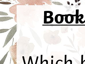 Book voting sign | Teaching Resources