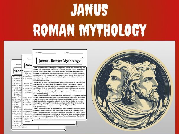 Janus - Roman Mythology Reading Comprehension Passages & Questions ...