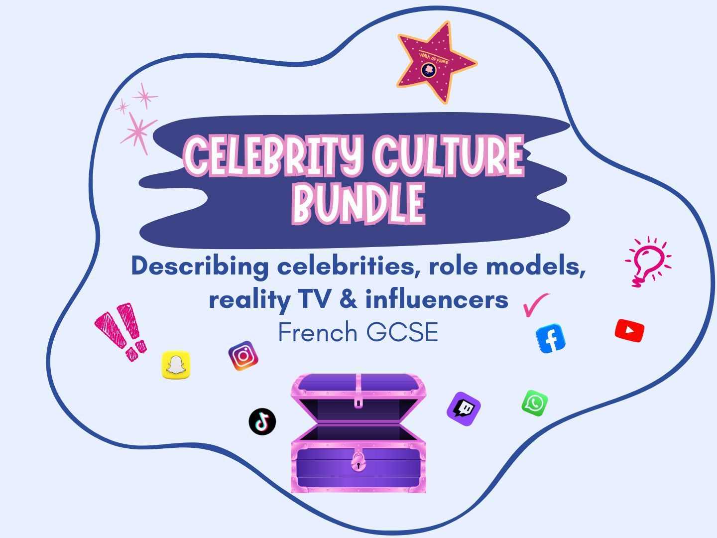 Celebrity culture bundle - New French GCSE | Teaching Resources