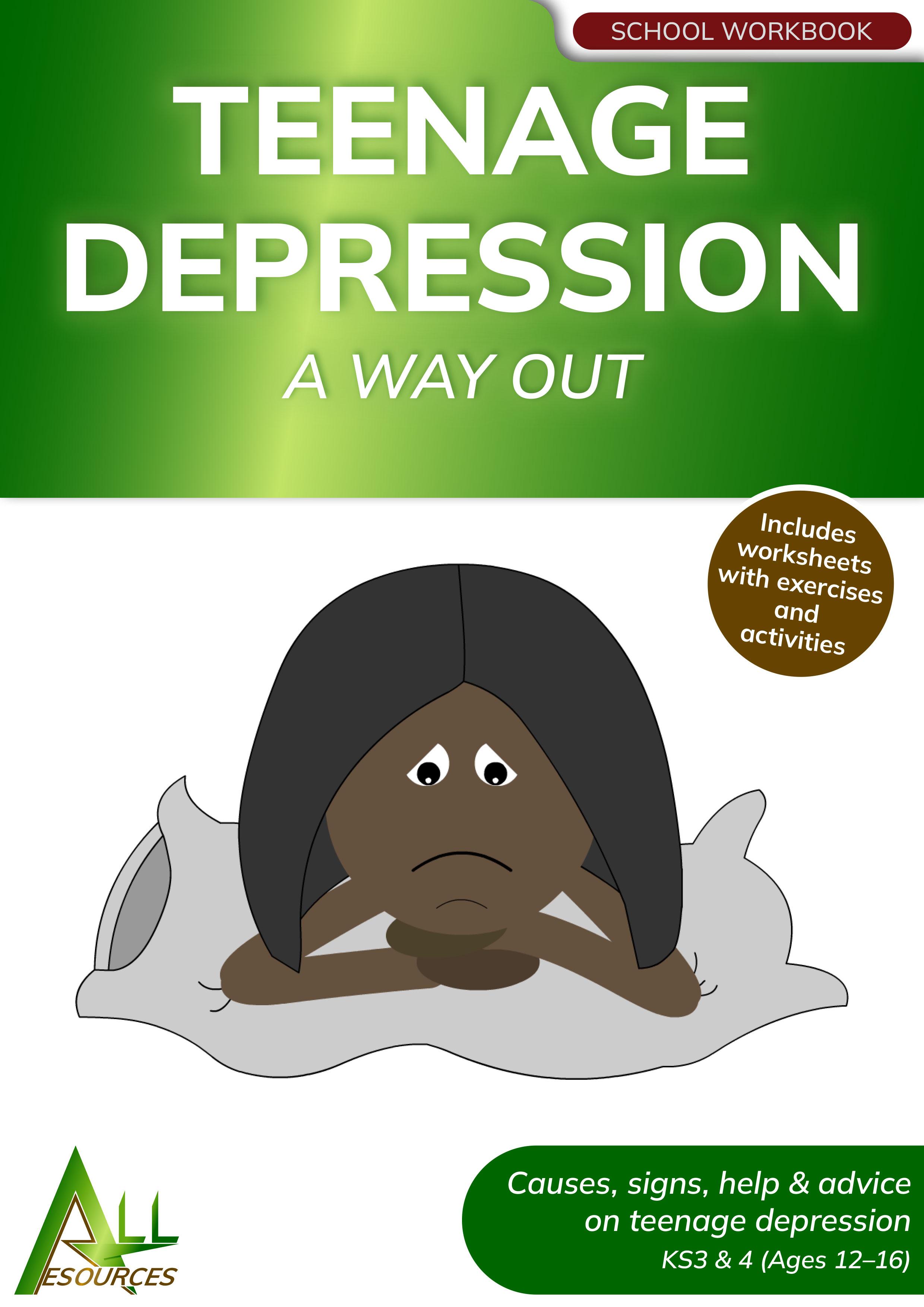 Teenage Depression — A Way Out (school workbook) | Teaching Resources