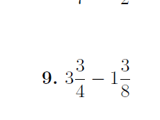 Fractions and mixed numbers (GCSE-style Questions) | Teaching Resources