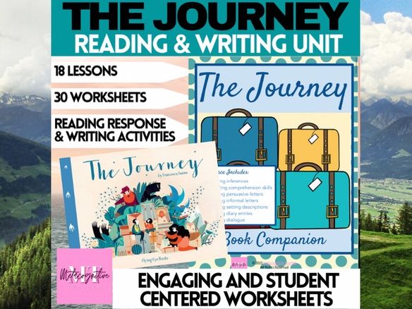 The Journey Mentor Text & Refugee Book Companion Worksheets | Teaching ...