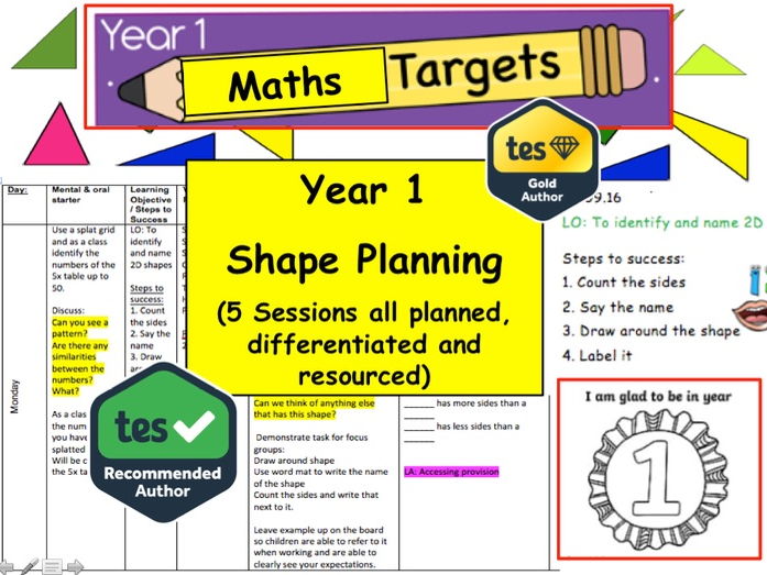 Early years maths for early years teaching resources: Shape, space and ...