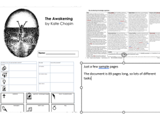 The Awakening by Kate Chopin booklet | Teaching Resources
