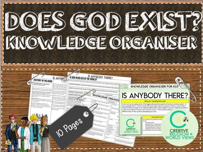 Does God Exist - Knowledge Organiser | Teaching Resources
