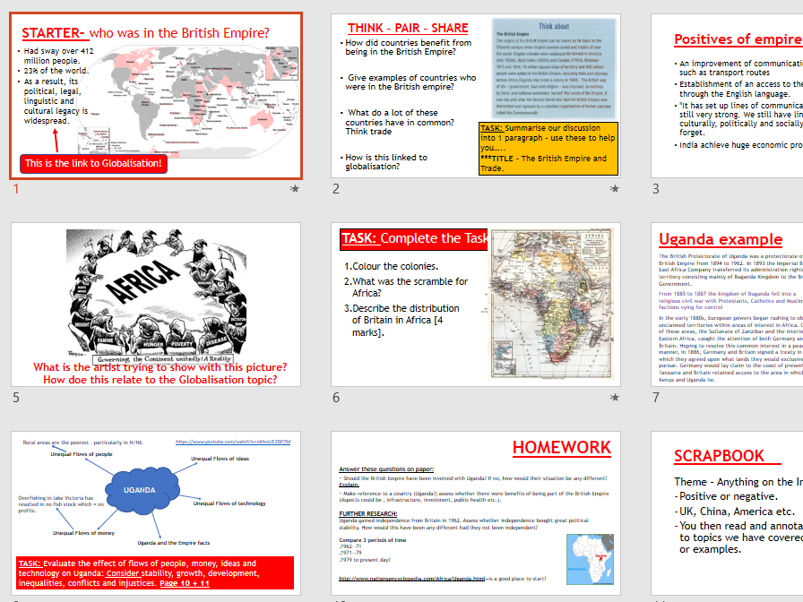 AQA Globalisaion Unit - 12 Lessons (including Assessment and Feedback ...