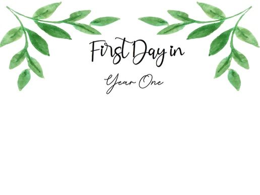 First Day of Year One Handprint Keepsake Activity | Teaching Resources
