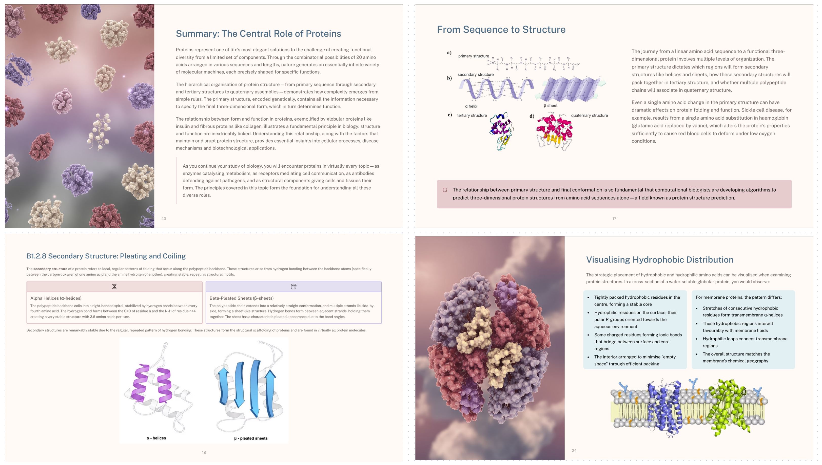 IB DP Biology B1.2 Proteins Teaching Notes & PowerPoint 2026 | Teaching ...