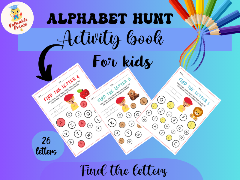 Alphabet Hunt interactive activity for kids | Teaching Resources