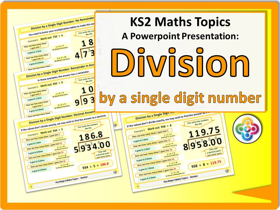 Division By A Single Digit Number KS2 Teaching Resources
