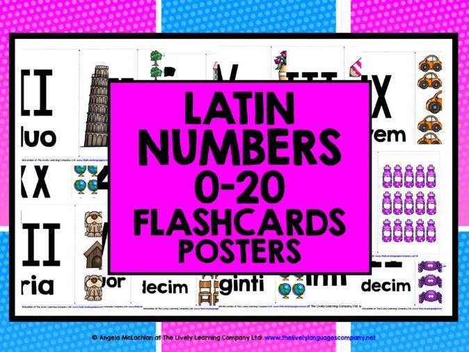 PRIMARY LATIN DISPLAY FLASHCARDS NUMBERS ROMAN NUMERALS 1-20 by ... PRIMARY LATIN DISPLAY FLASHCARDS NUMBERS ROMAN NUMERALS 1-20 by ...