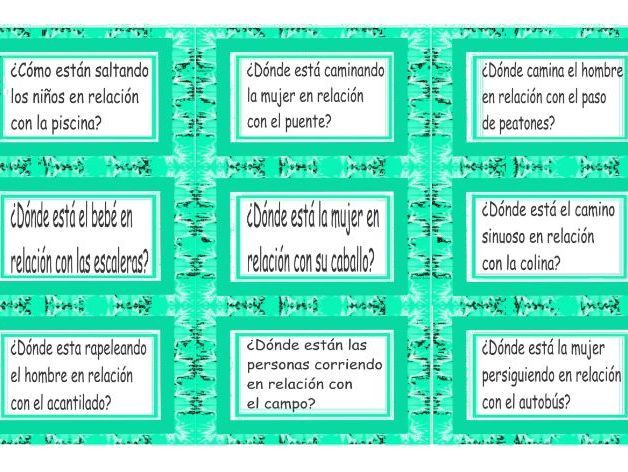 Movement Prepositions Spanish 4 Worksheet-2 Game-1 Exam Bundle ...