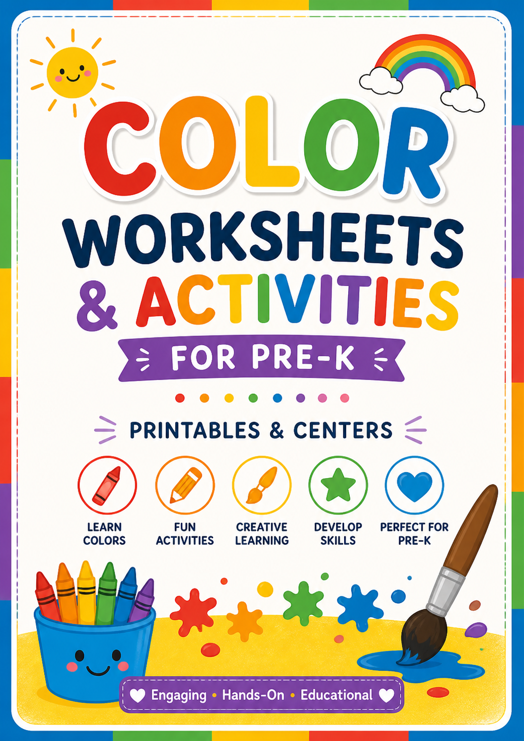 Color worksheets and activities for Pre-K and Kindergarten – perfect ...