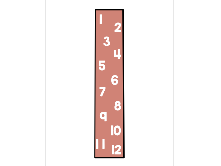 Muted rainbow multiplication display | Teaching Resources