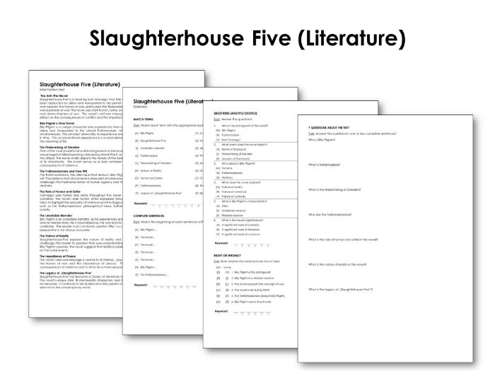 Slaughterhouse Five (Literature) | Teaching Resources