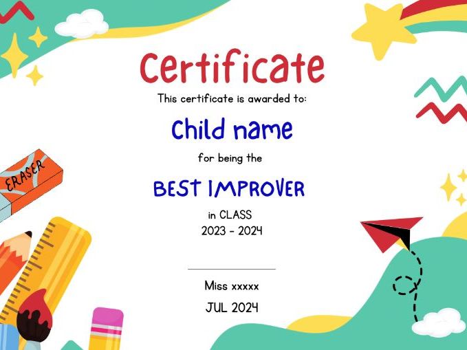 End of year award editable certificates | Teaching Resources
