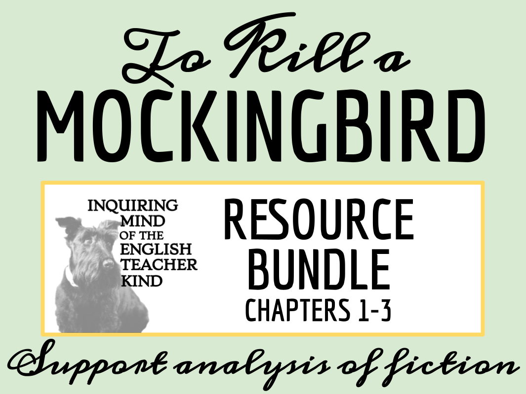To Kill a Mockingbird Chs. 1-3 Quiz & Close Reading Bundle | Teaching ...