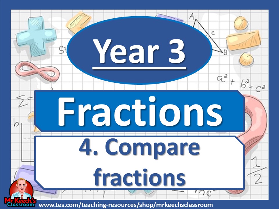 Year 3 Fractions Compare Fractions White Rose Maths Teaching